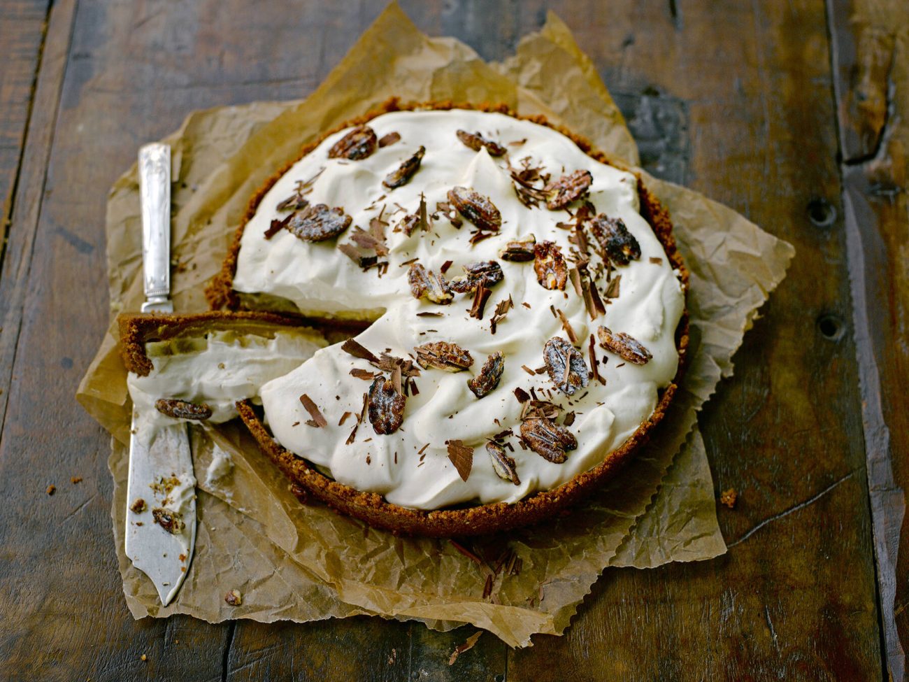 Banoffee browniepohjalla - Valio