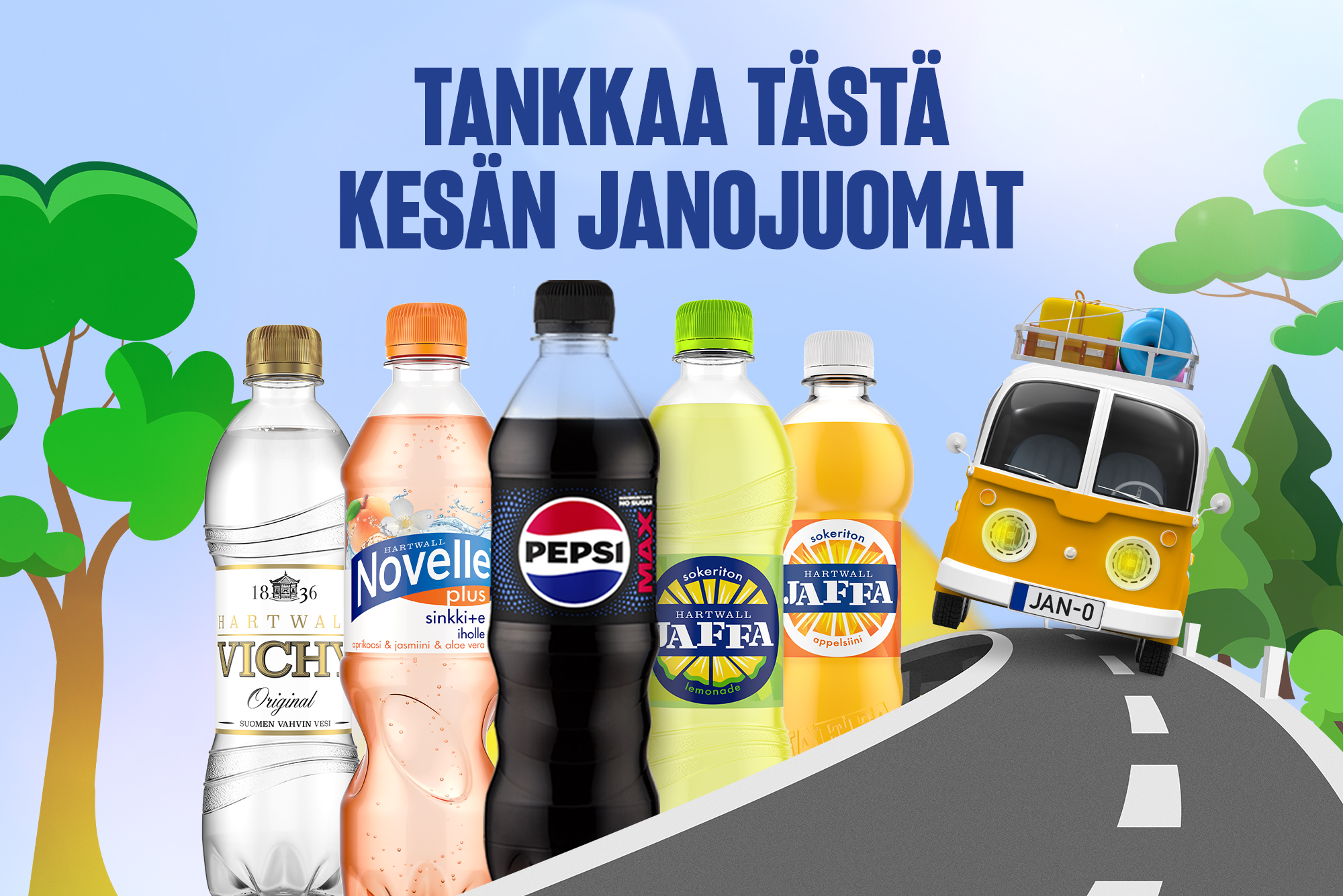 Hartwall kesäjuomat - Valio Aimo